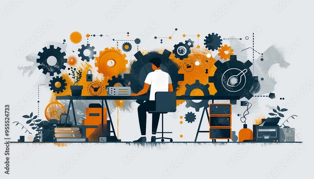 Tech Troubleshooter: Efficient Customer Service Solutions, poster with ...