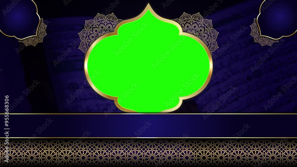 animated luxury islamic Arabic background , muslim design video ...