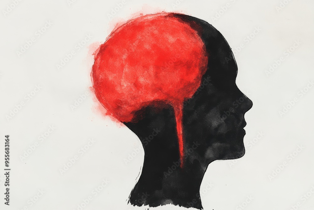 Watercolor paper texture sticker design pastel colors simple lines ...