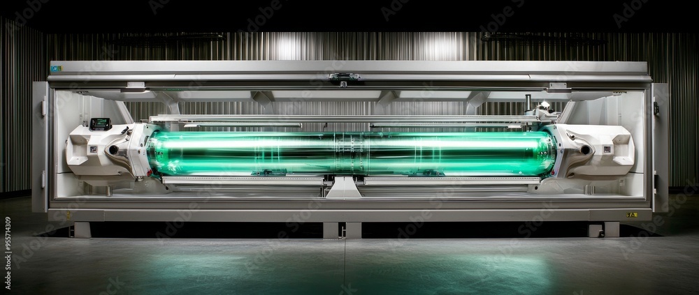 This cyberpunk-inspired power cell has an intricate internal circuitry ...