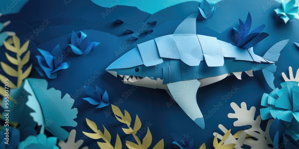 Step by step guide How to create a paper shark using DIY methods and ...