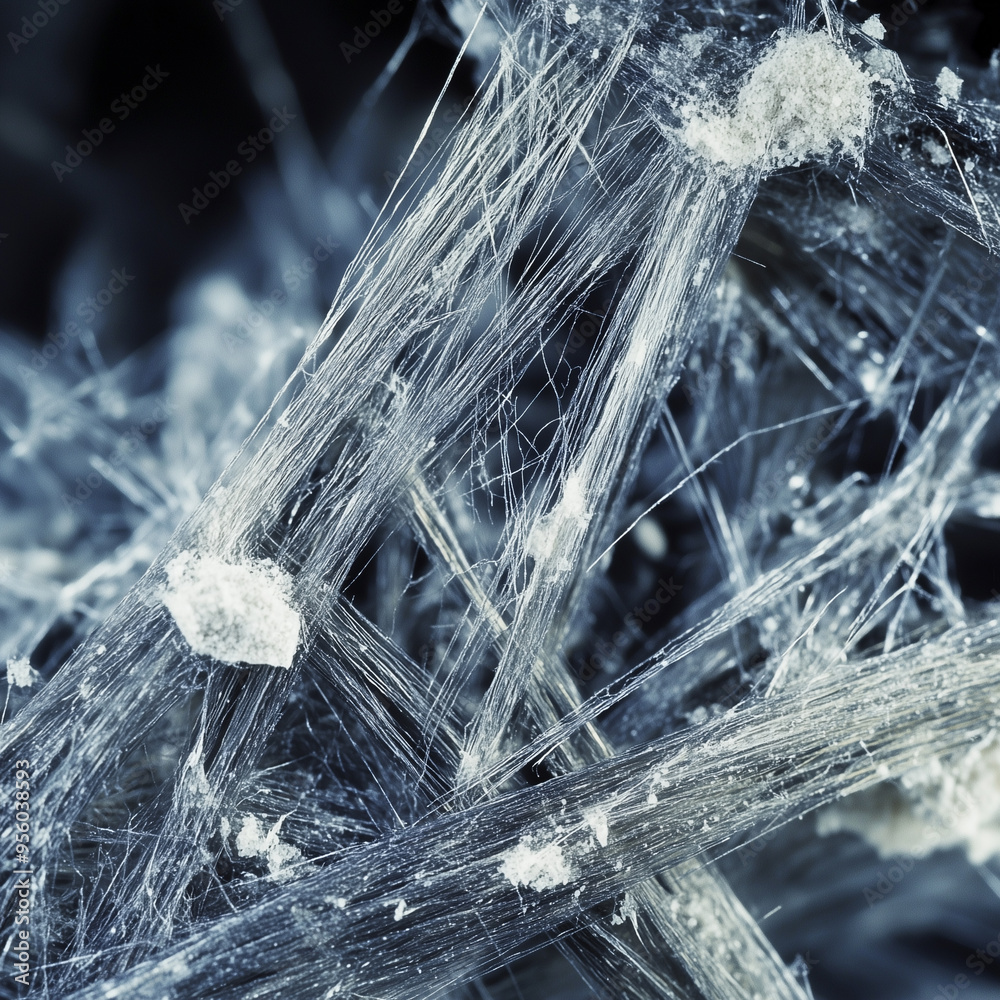 Detailed Examination of Asbestos Chrysotile Fibers Revealing Hazardous ...