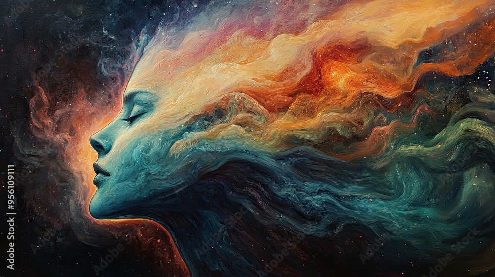 15. Envision a painting that is a visual representation of the ...