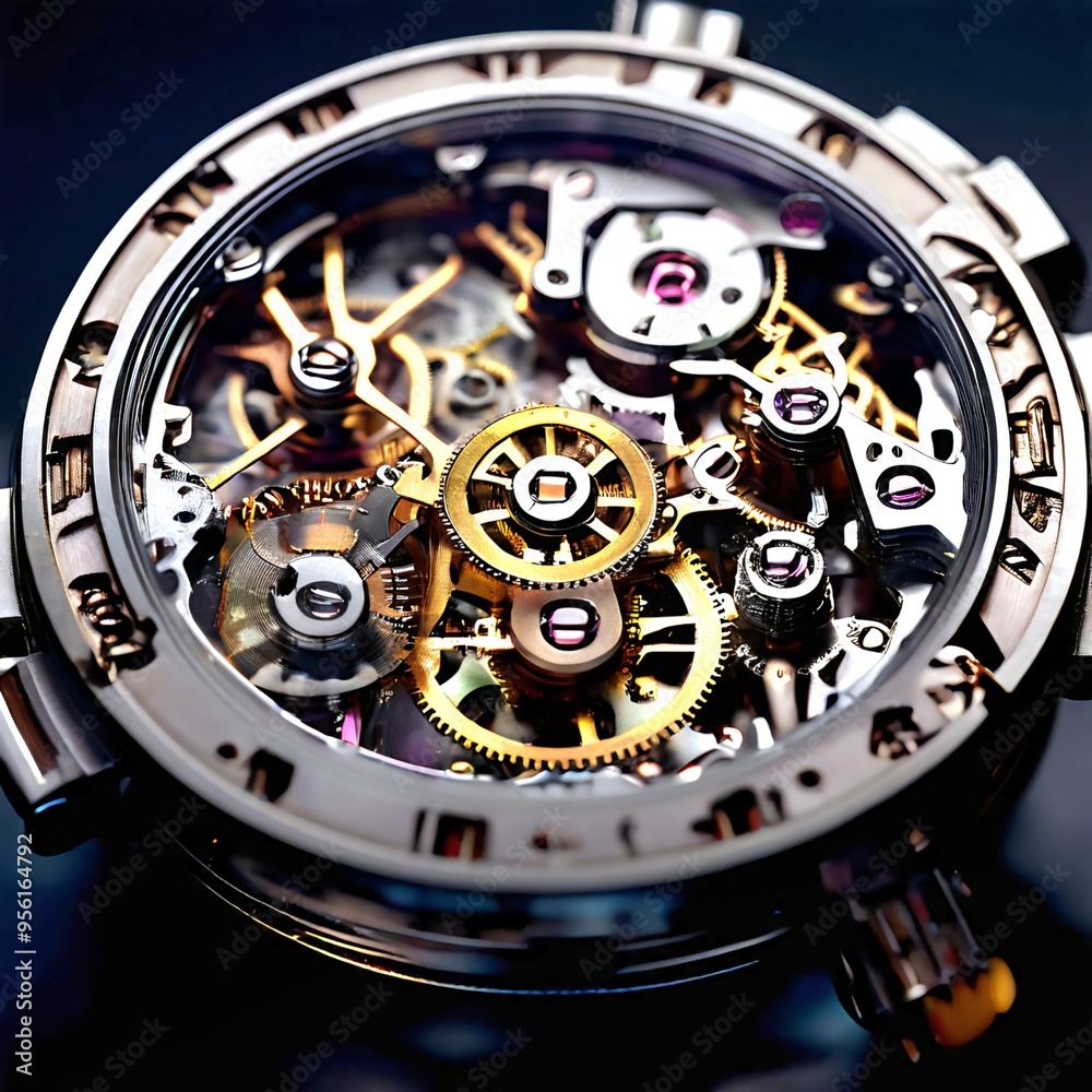 Clock, clock tower, clock design, mechanical, time, luxury watch, gold ...