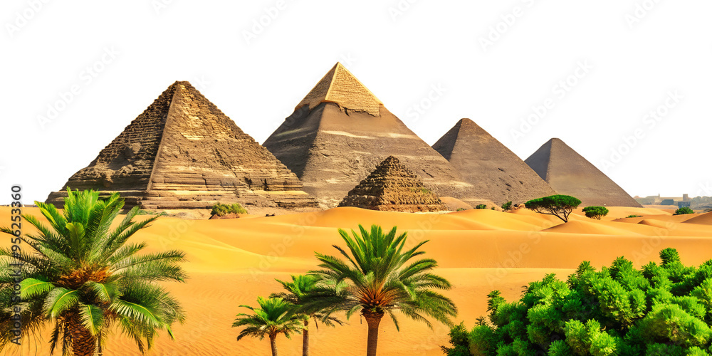 pyramid, cut out, desert, sandy, transparent, backgrounds, pyramid ...