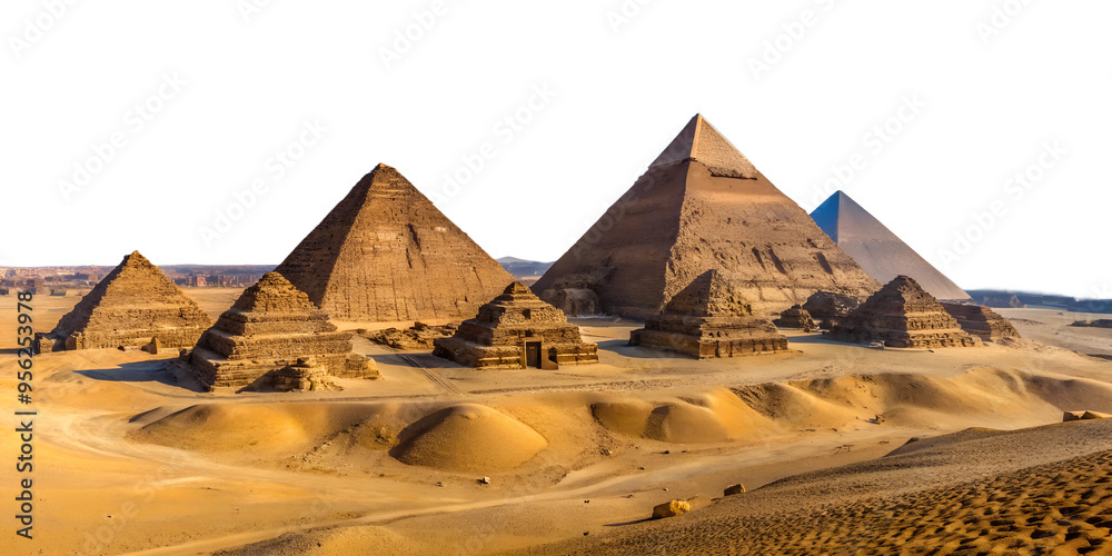 pyramid, cut out, desert, sandy, transparent, backgrounds, pyramid ...