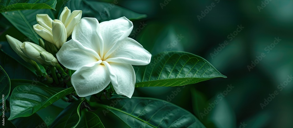 A photograph of the national flower of The Islands of Tahiti the ...
