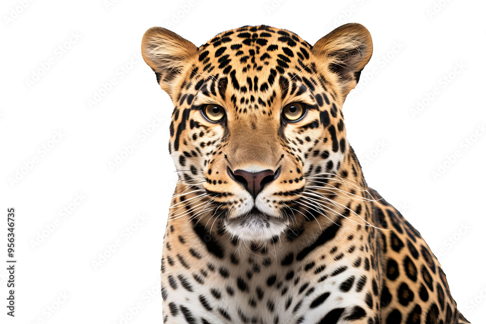 Leopard isolated on transparent background in high-resolution PNG ...