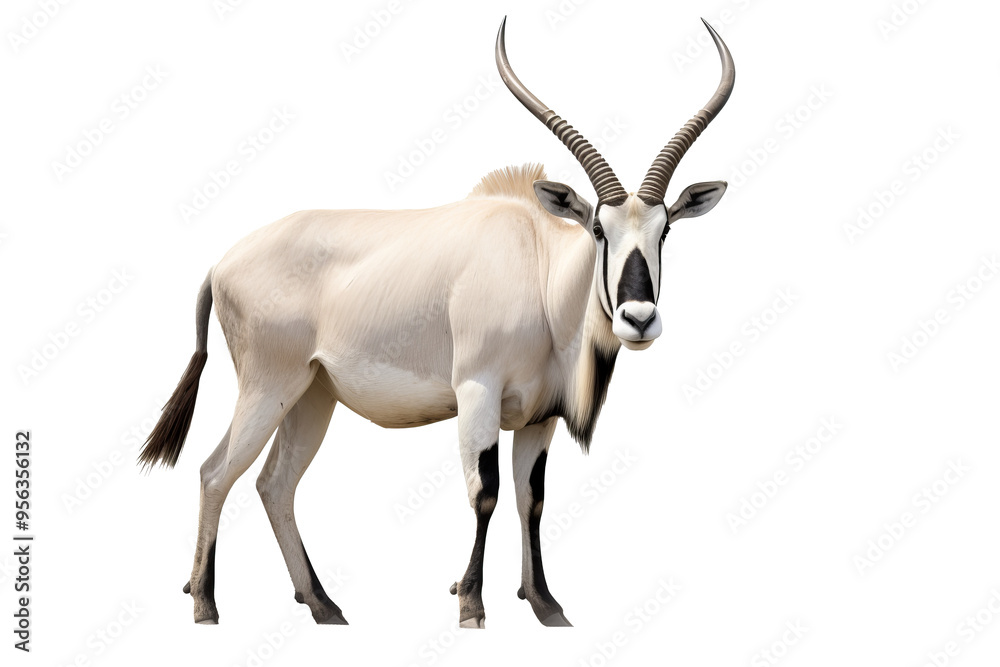 Fotografia do Stock: Arabian oryx in PNG format with transparent ...