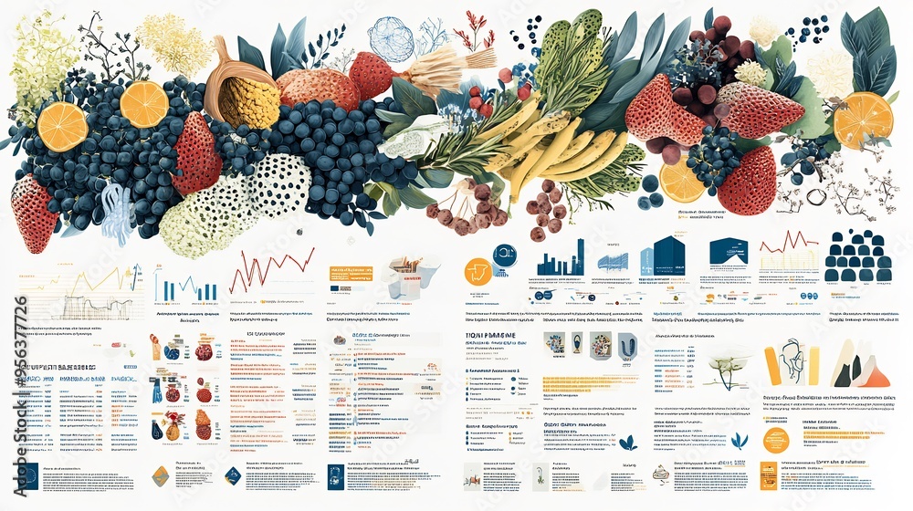 Health benefits infographic clear data visualizations icons and ...