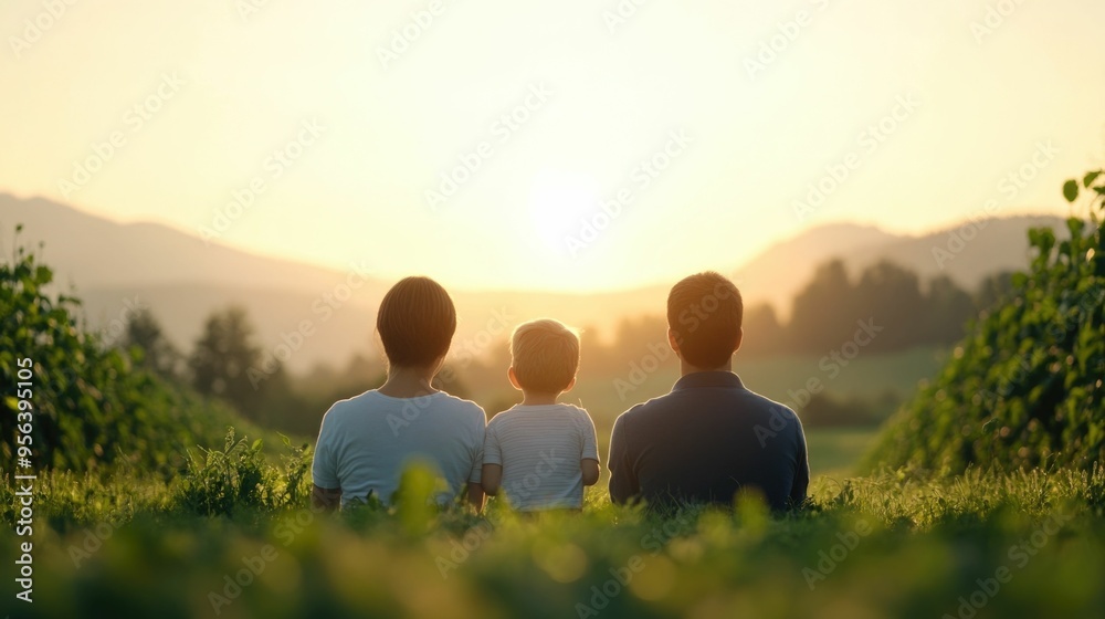 Family members working together to create a genealogy project that ...