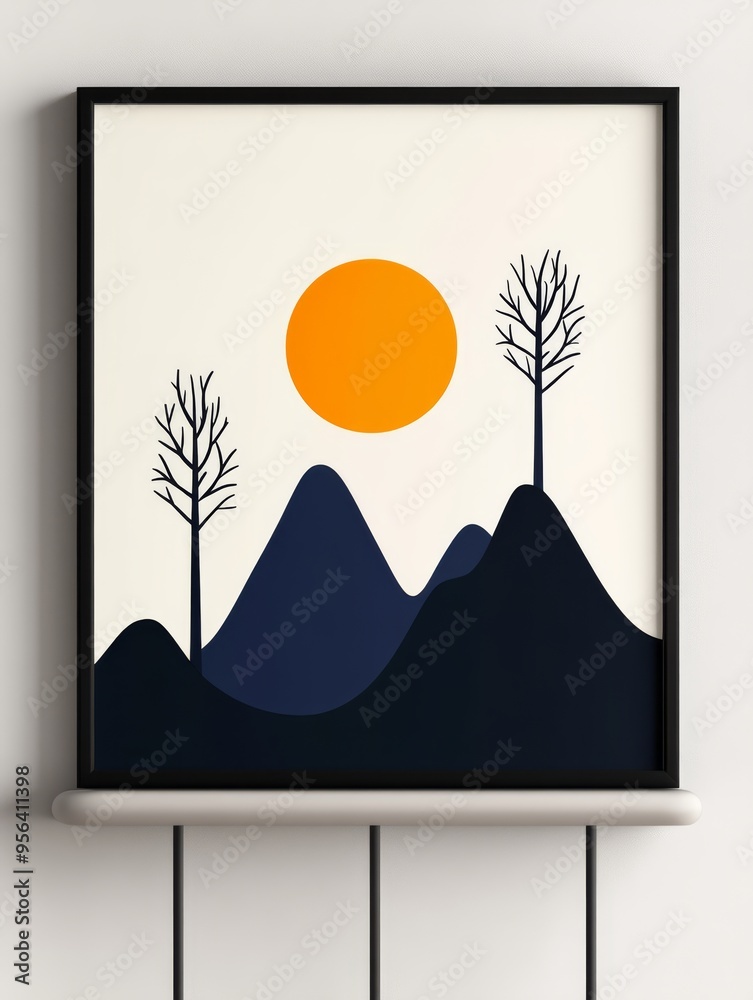 Modern certificate with geometric shapes bold typography clean design ...