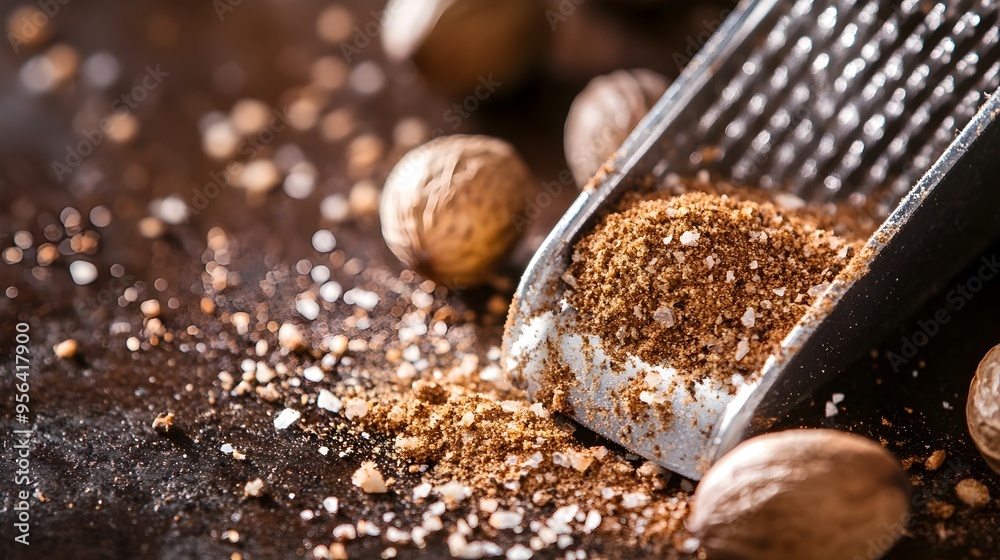 Macro photography capturing the intricate texture and aromatic essence ...