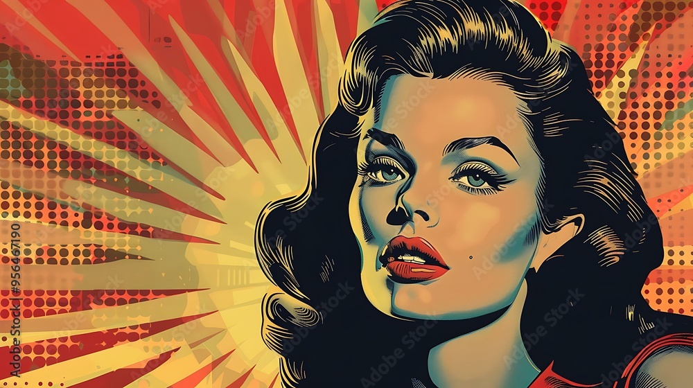 Retro comic book effect actions for Photoshop, Stock Illustration ...