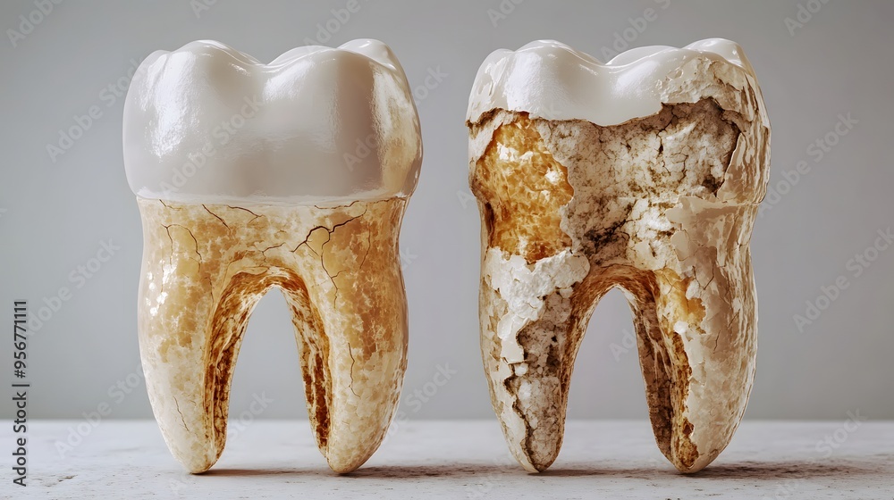 Comparison of Healthy vs. Damaged Dental Nerve: A side-by-side ...