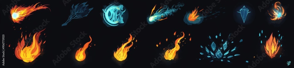 Vfx space gun, explosions, laser blasters with plasmic beams. Raygun ...