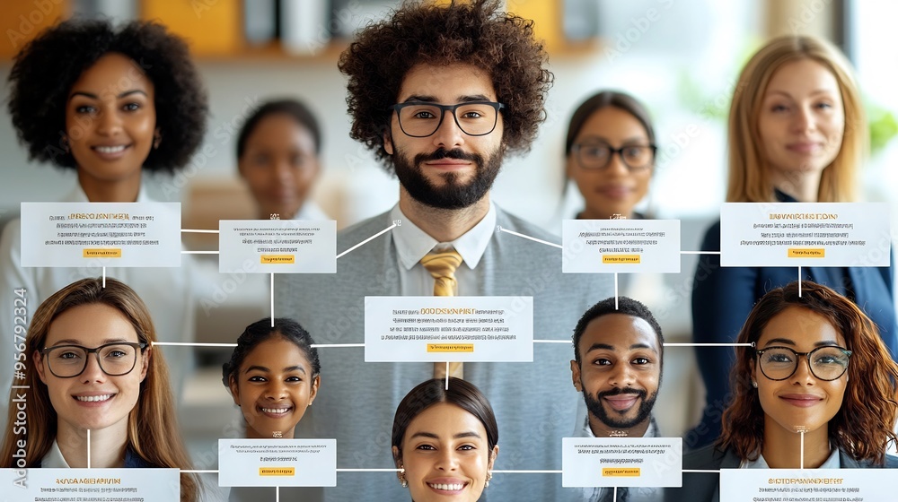 Organizational structure infographic hierarchy role definitions and ...