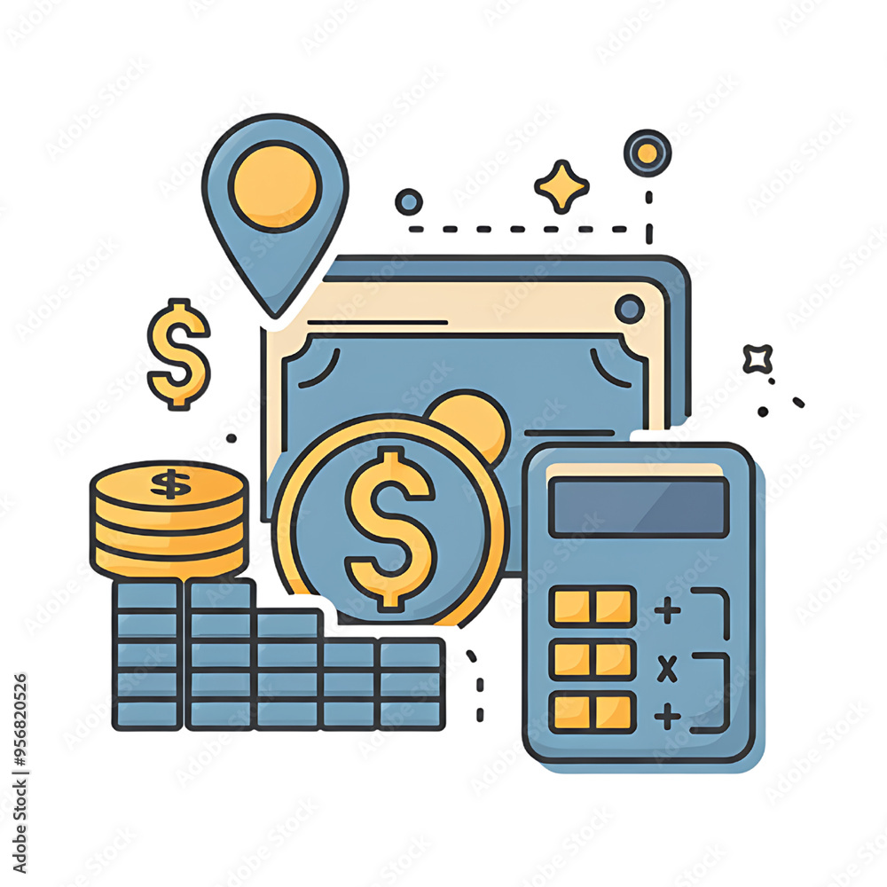 money tracking icon, payment icon. png isolated background. transparent ...