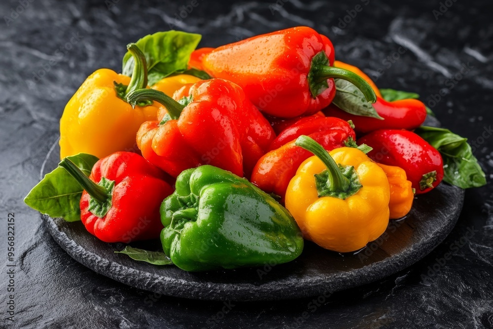 Colorful peppers, sweet and spicy, crunchy texture add a burst of ...