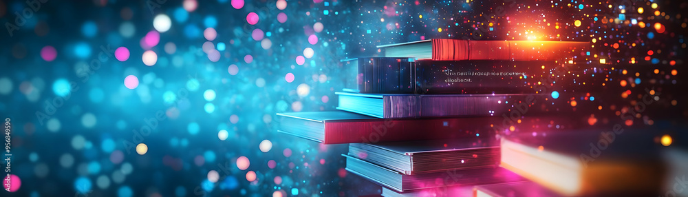 Glossy Interactive Learning Session concept as A glossy vibrant image ...