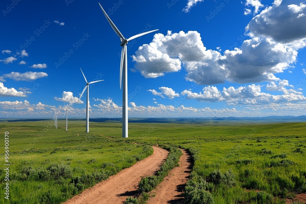 Wind turbines, advanced technology, efficient design maximize energy ...