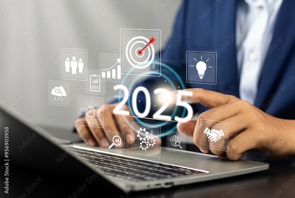 Goals 2025 vision business strategy and development plan for success ...