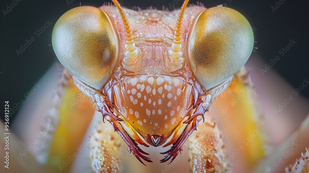 An intriguing macro photograph of a praying mantis’s mandibles ...