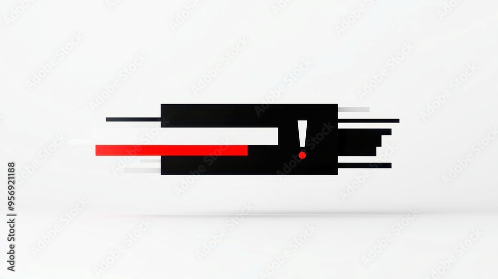 File Error Animation, animated document and exclamation icon signify ...