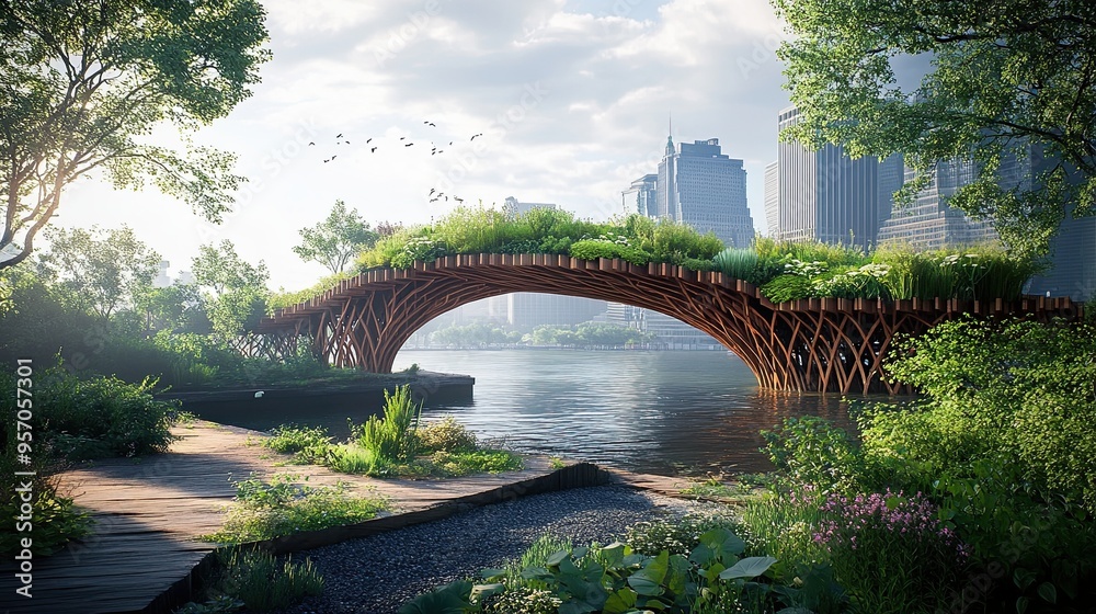 62. A modular and sustainable bridge design that incorporates living ...