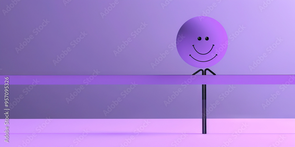 Employee Wellbeing: A smiley face scale on a stick figure, measuring ...