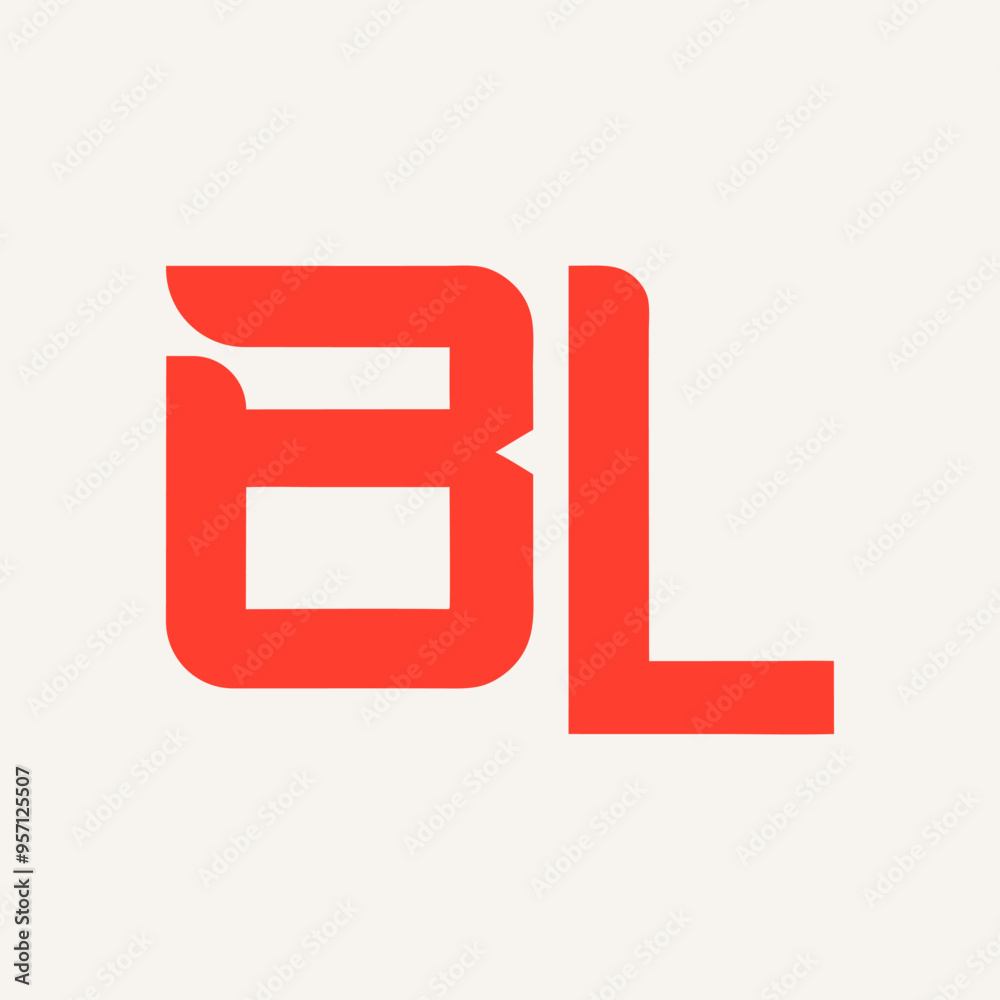 BL letter logo Creative Design. BL monogram Logo Unique Concept Vector ...