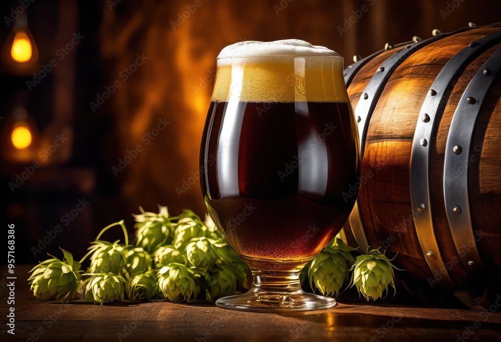 rich barrel aged craft beer infused aromatic hops robust malts unique ...