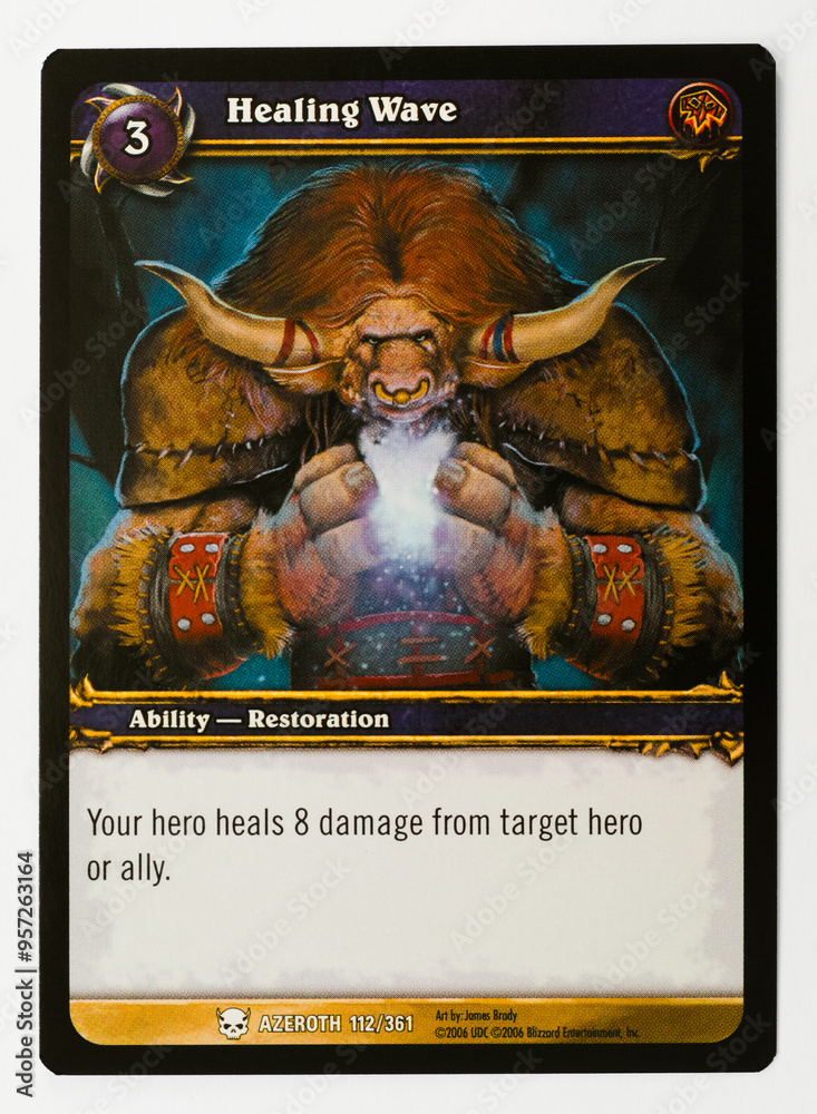 Hamburg, Germany - 06192024: photo of English World of Warcraft trading ...