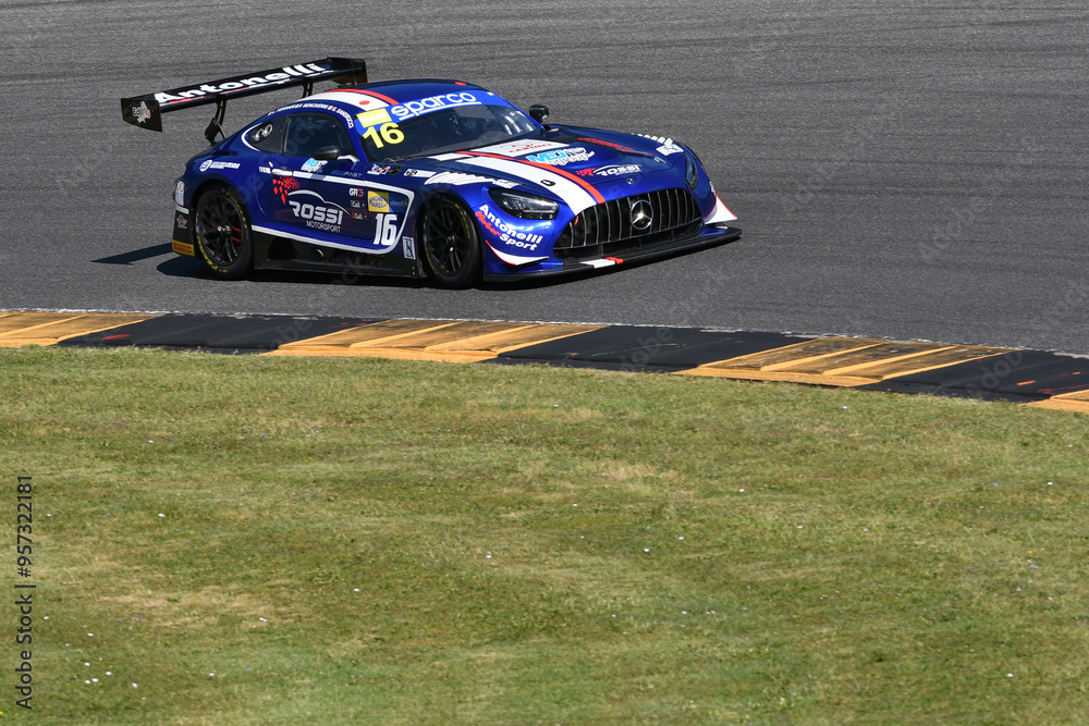 Scarperia, Italy - July 13th 2024: Mercedes AMG GT3 of team AKM ...