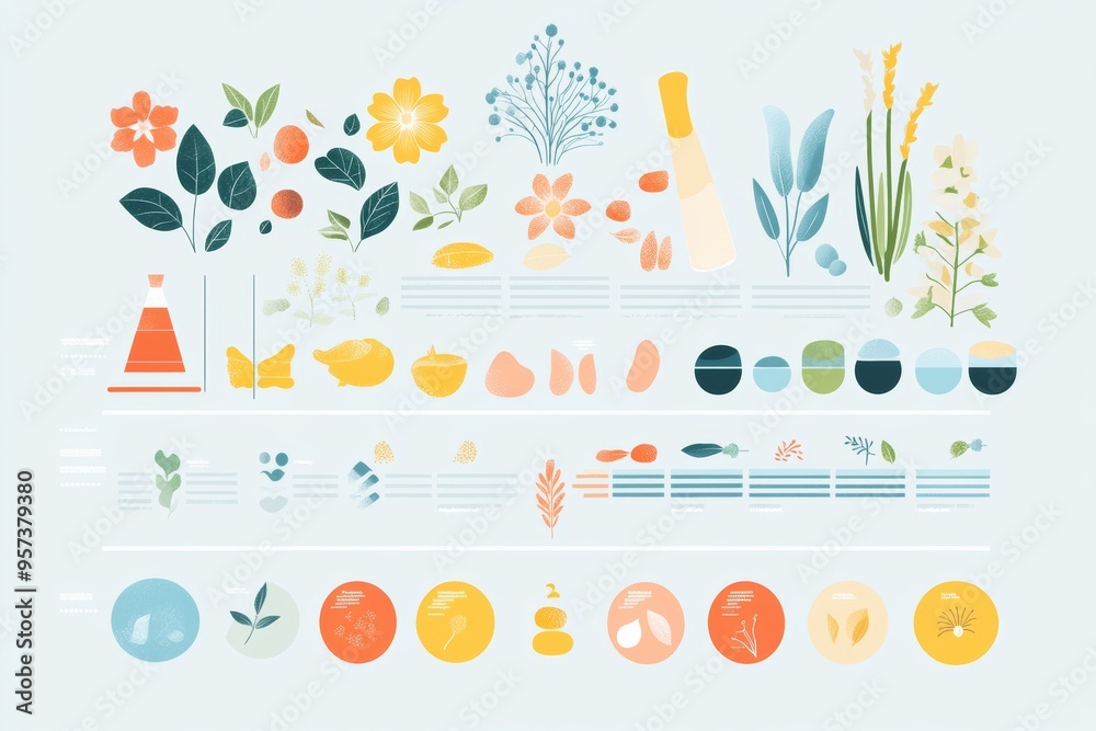 sensory experience chart representing different tastes (sweet, salty ...