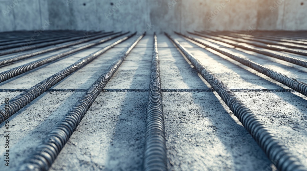 Reinforcement of columns using round bar stirrups in a reinforced ...