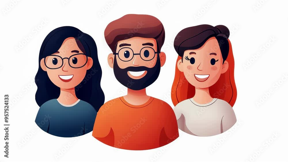 Explore vibrant 3D render icons designed in a modern, flat cartoon ...