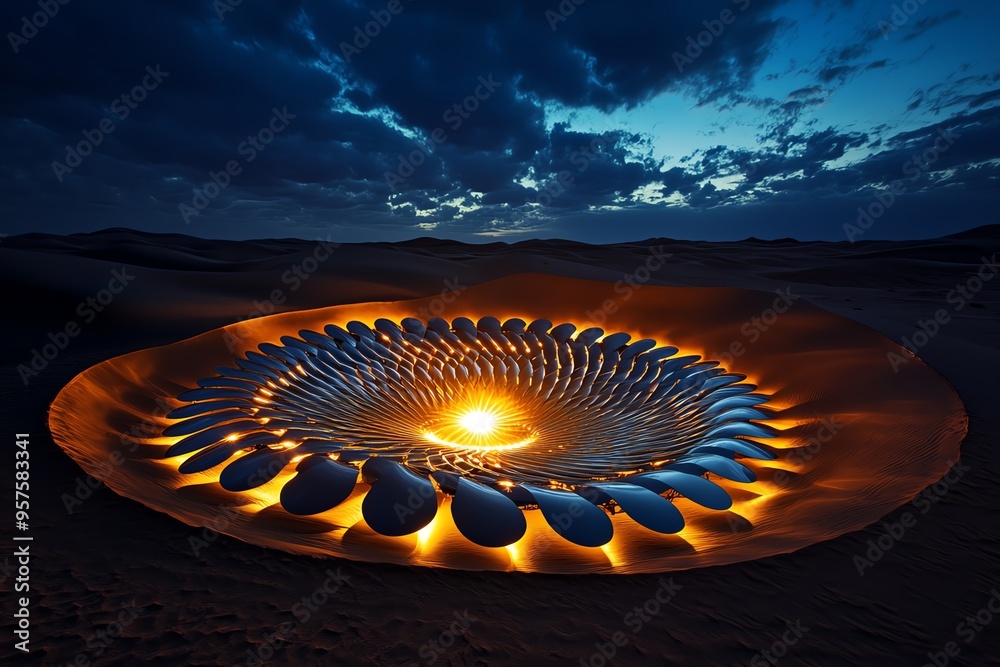 Solar Power Concentrated Solar Power, Sunlight, and Desert visualized ...