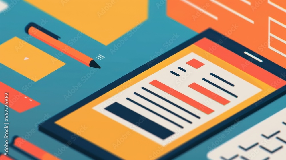 Landing page optimization laboratory. Wireframes transforming into high ... Landing page optimization laboratory. Wireframes transforming into high ...