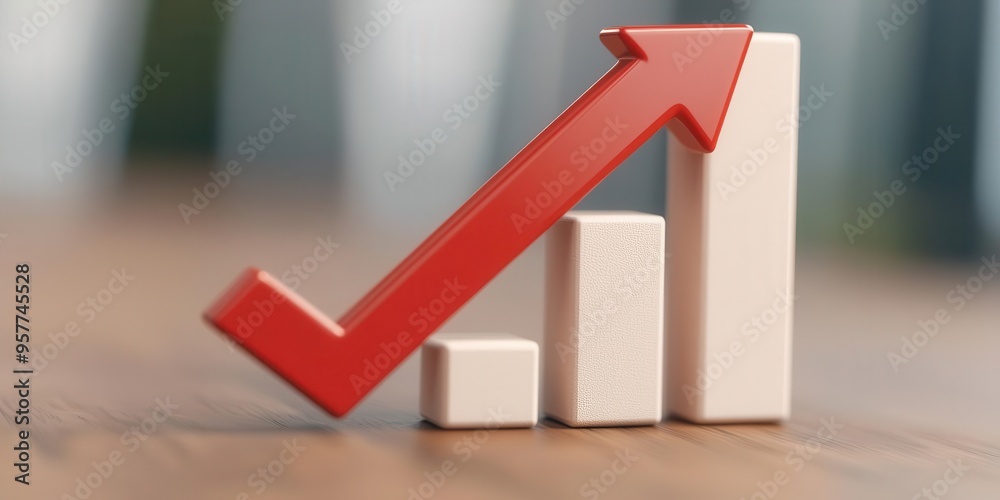 Interest rate percentage sign in a downward spiral, reflecting a ...