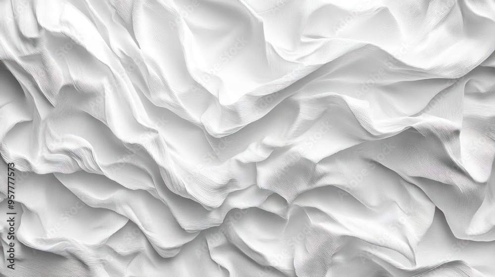 Photo & Art Print crumpled tissue paper texture that looks like a metal ...