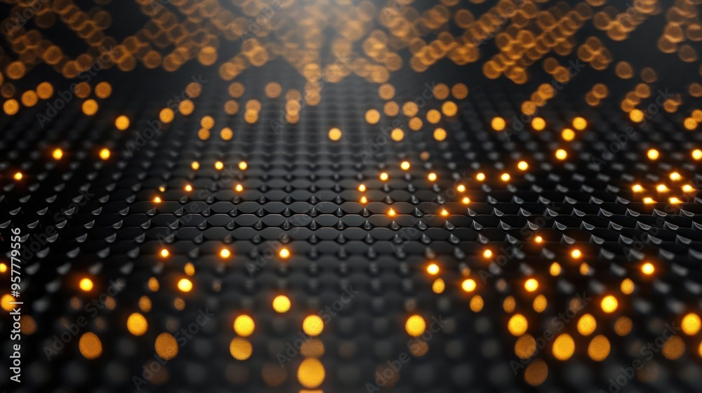 is an optical illusion that creates the appearance of a digital grid ...