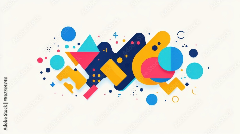 Embrace abstract geometric shapes that embody a brutal, modern design ...