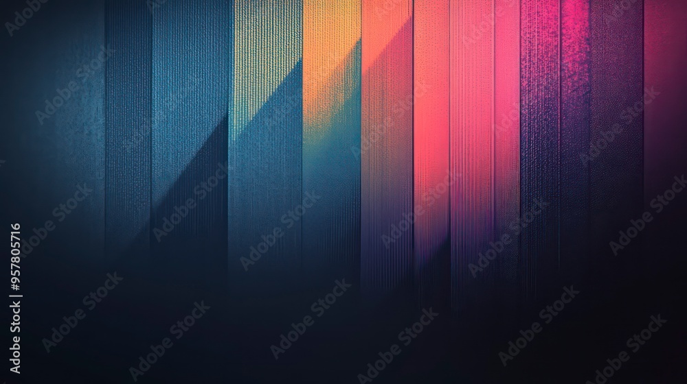 Rich, dark gradients create a layered effect, drawing the eye into the ...