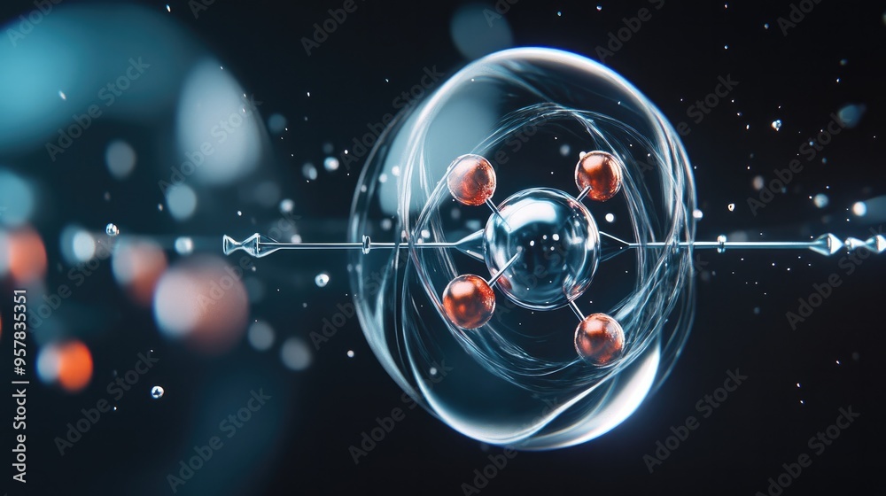 Visual representation of an ionic bond, with arrows indicating electron ...