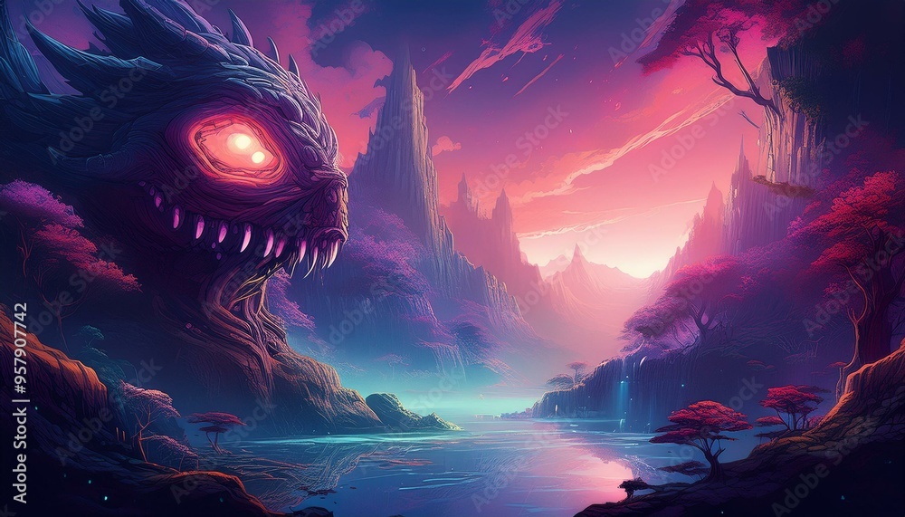 Concept art of main menus, story boards, MMORPG game with the objective ...