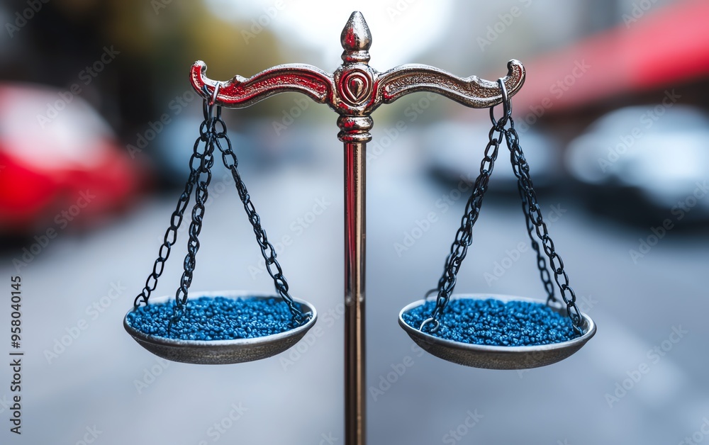 Business ethics dilemma good choice vs bad choice, depicted with ...