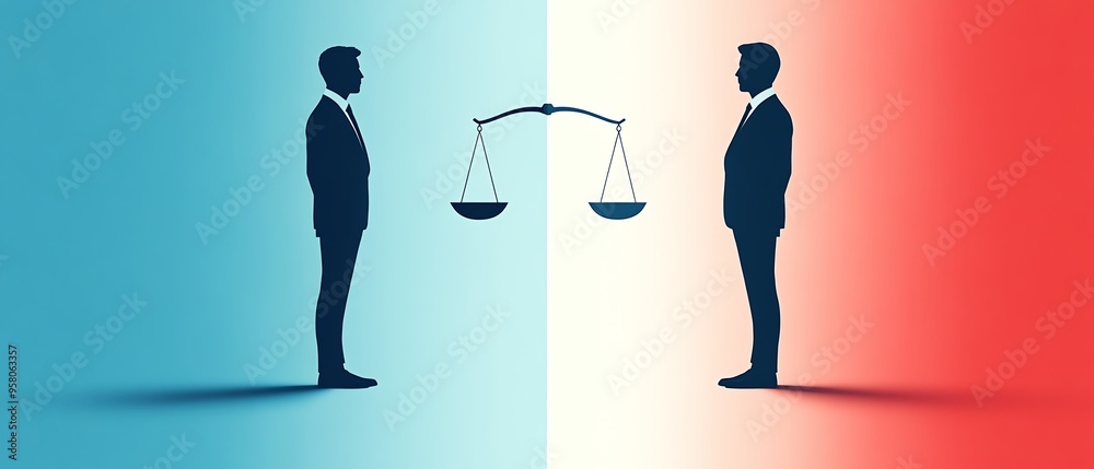 Visual depiction of business ethics dilemmas, comparing good and bad ...