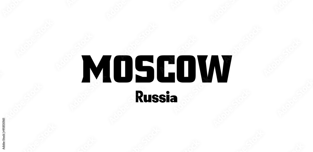 Moscow sign design logo business company symbol letter icon web brand ...