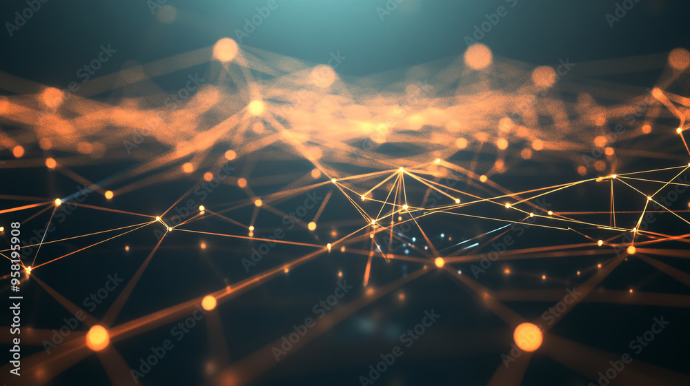 An Intricate 3d Wireframe Structure Of A Website Layout Depicted In A Futuristic Digital